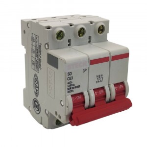 SDD63C63 - DISJUNTOR SERIE SD63 63A 3P CURVA C 3KA **04/23